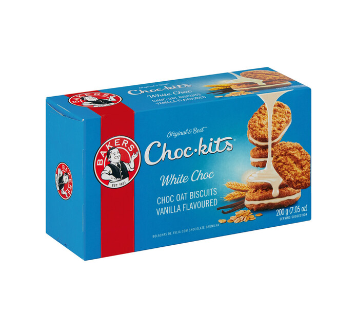 Bakers Chockits Biscuits White (12 x 200g) | Makro