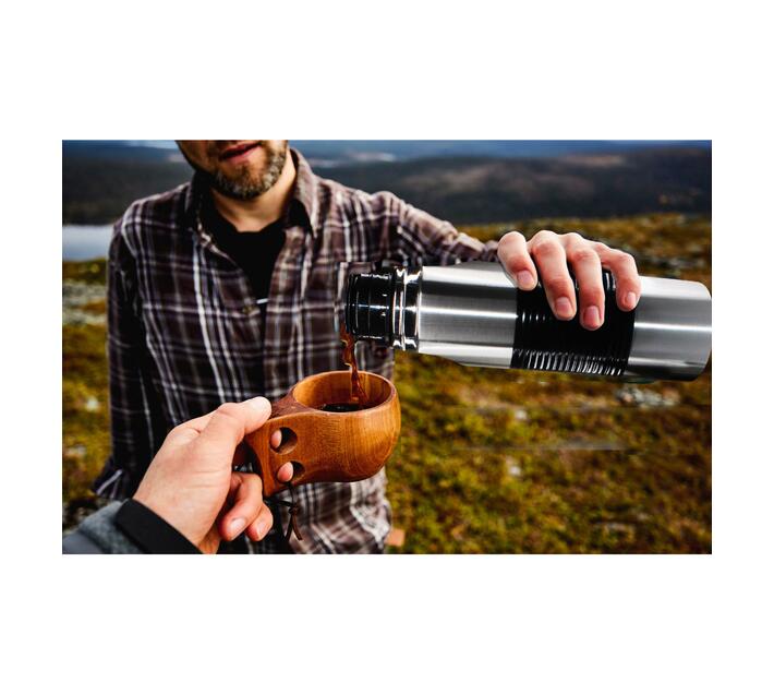 350ml Double Wall Hot & Cold Bullet Flask with Non-Slip Rubber Grip ...