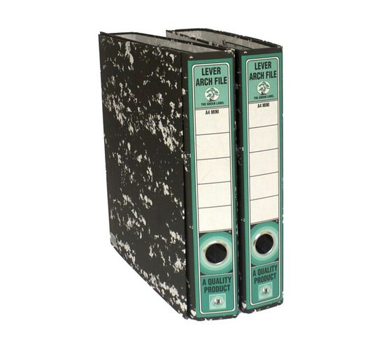 Files Mini Lever Arch File Black 4 Pack | Makro