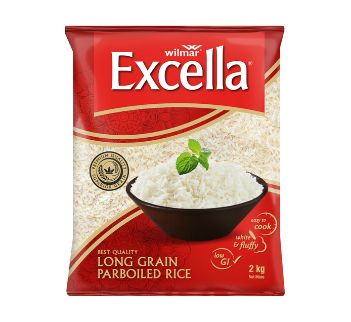Excella Parboiled Rice (1 x 2kg) | Makro