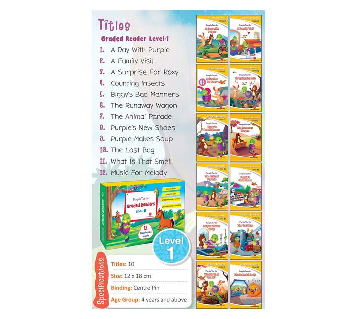 Graded Readers Level 1 (Set of 12 Books) | Makro