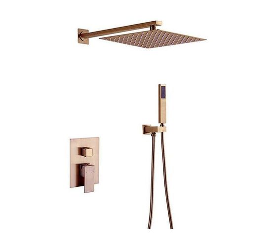 Trendy Taps Premium Quality Brass Square Finish Concealed Shower Set ...
