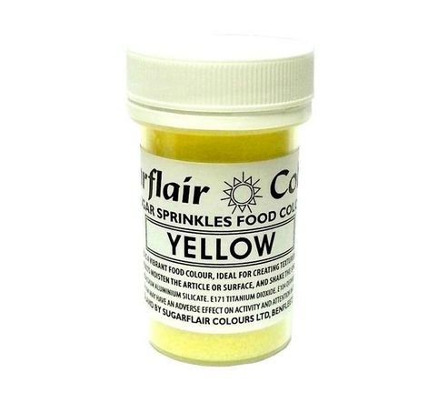 Sugarflair Sugar Sprinkles Edible Colour Cake Cupcake Icing Decorations ...