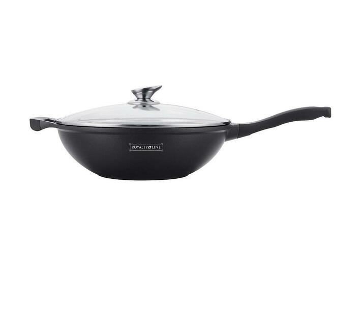 Royalty Line 32cm Marble Coating Wok - Black | Makro