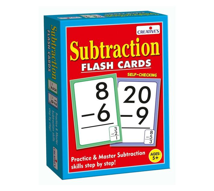 Creatives Subtraction Flash Card | Makro
