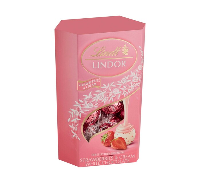 Lindt Cornet Truffles Box Chocolates Strawberry and Cream (1 x 200g ...