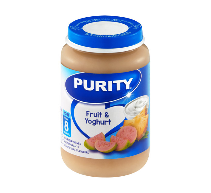 Purity 3rd Foods Fruit&Yoghurt (24 x 200ML) | Infant Ready To Eat ...