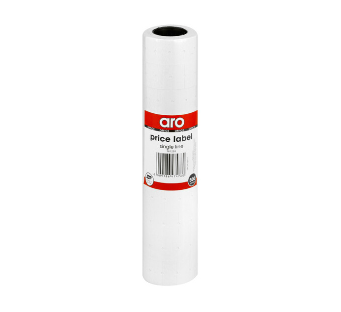 ARO Single Line Price Label Roll 500 Pieces | Makro