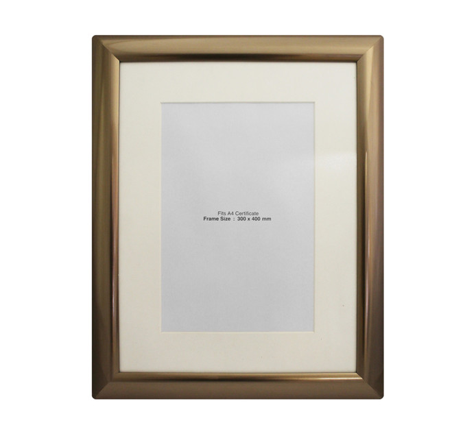 300mm x 400mm Certificate Frame Metallic | Regular Frames | Regular ...