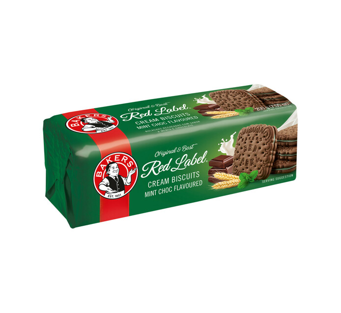 Bakers Red Label Biscuits Mint Creams (12 x 200g) | Makro