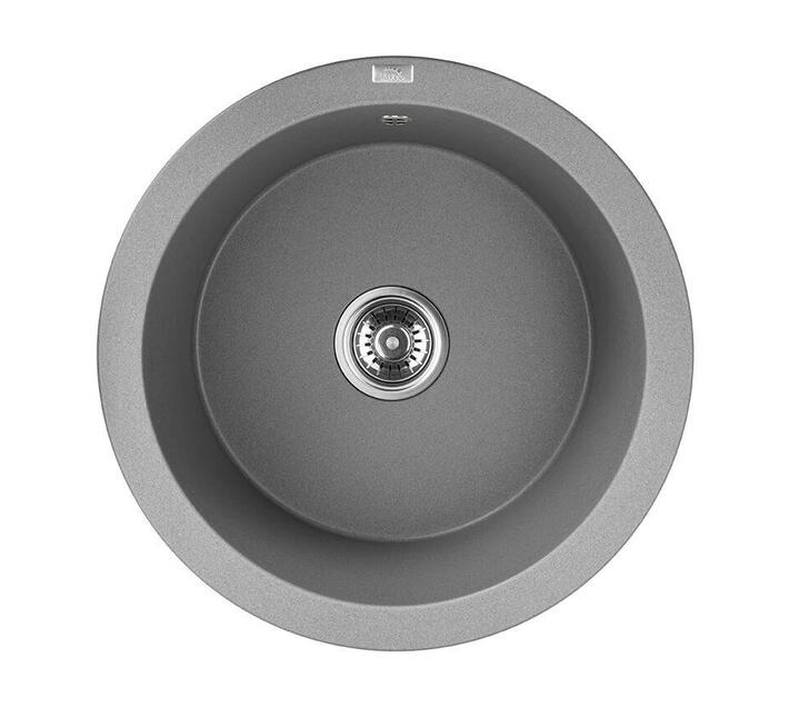 Laveo Dafne Granite Sink 1 Bowl V2 - Grey | Makro