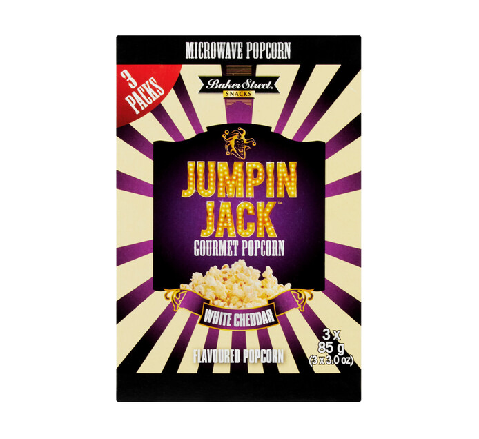 Jumpin Jack Microwave Popcorn White Cheddar (3 x 85g) | Makro