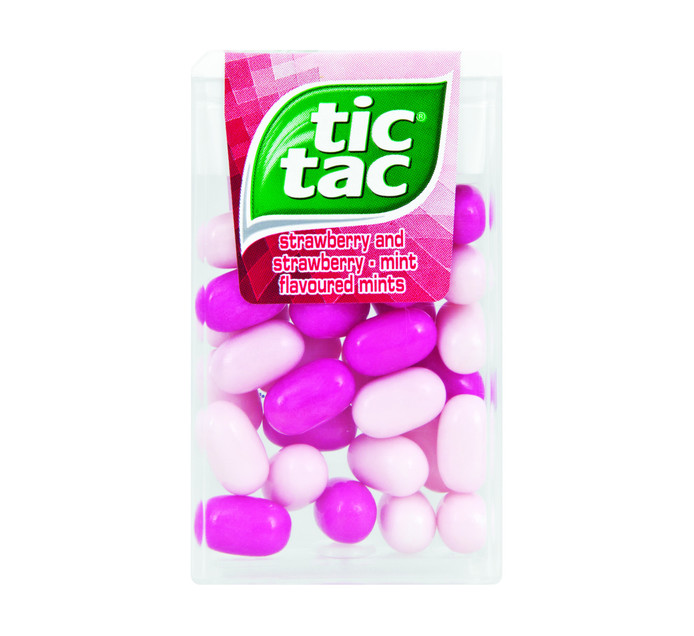 Tic Tac Sweets Strawberry Mix (24 x 16g) | Makro