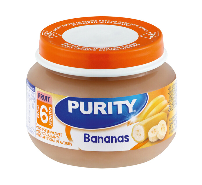 Purity 1st Foods Bananas (6 x 80ml) | Makro