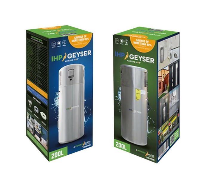 Power4less Integrated Heat Pump P4L-IHPGEYSER-200L | Makro