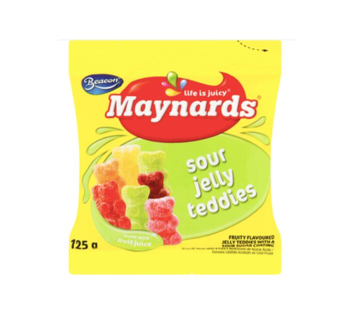 Maynards- Fruity Flavoured Sour Teddies 6 x 125g | Makro