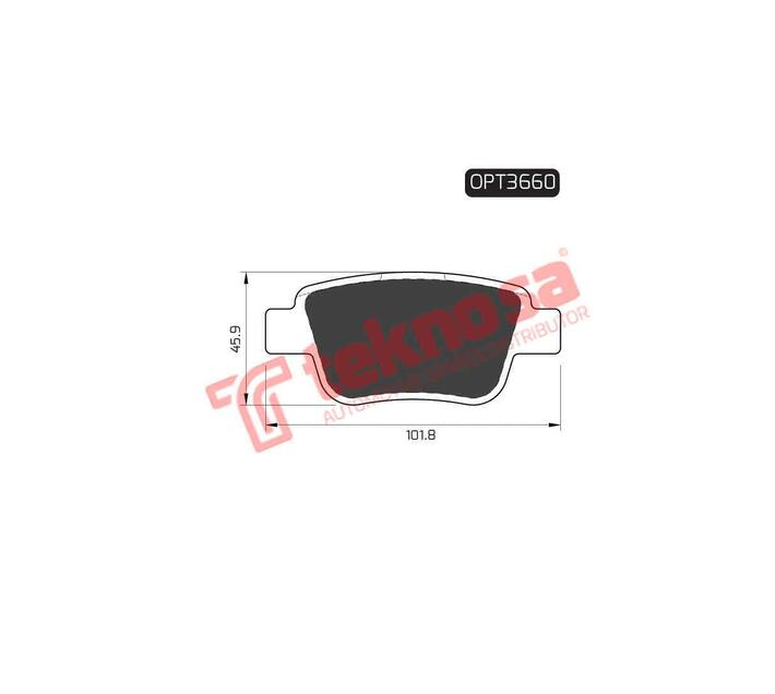 Optima Brake Pad Set - OPT3660 | Makro