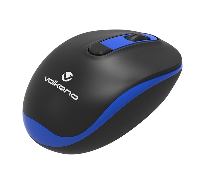 Volkano Jade Series Wireless Mouse - Black/Blue | Makro