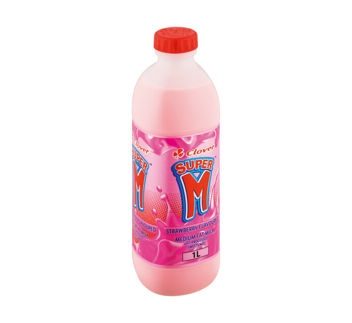 Clover Super M Flavoured Milk Strawberry (1 x 1lt) | Makro