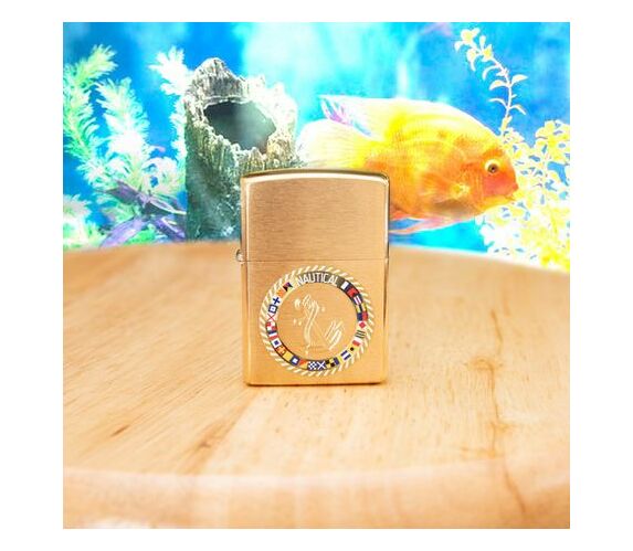 Zippo Lighter - Nautical Flags Design | Makro