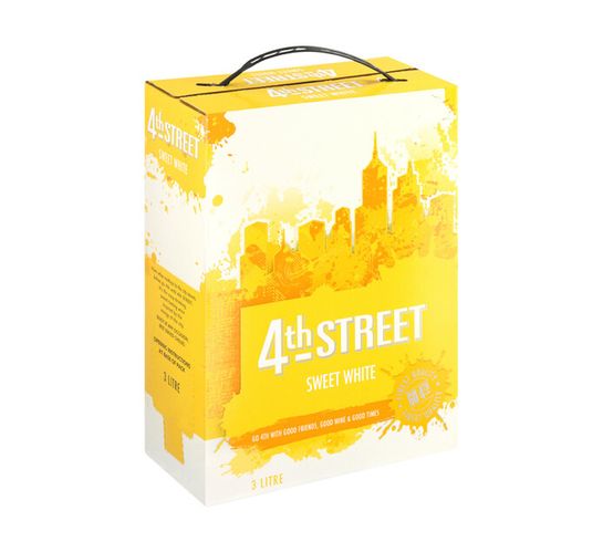 4th Street Sweet White (1 x 3 l) | Box Wine Less 5L | Box Wine | Box ...