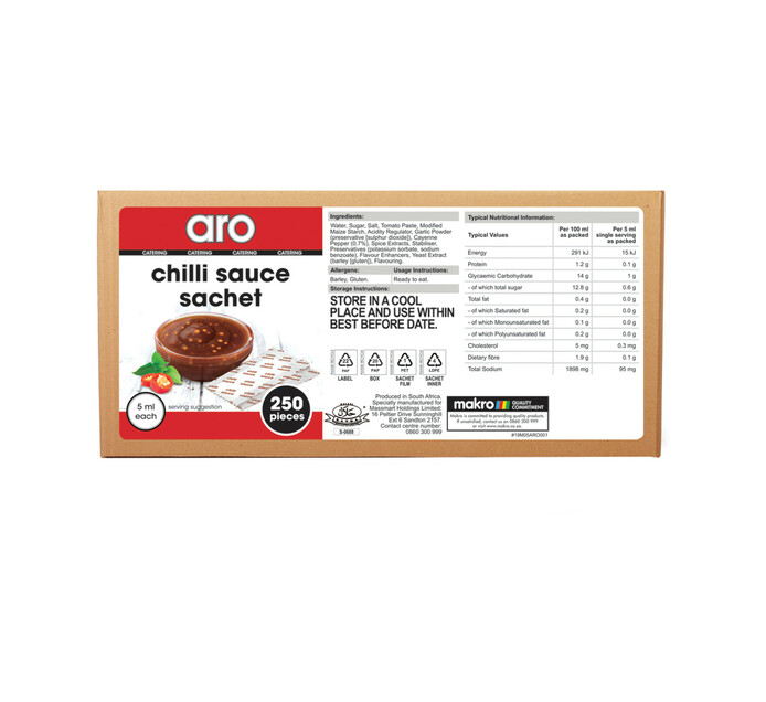 ARO Sauce Chilli (4 x 250's) | Makro