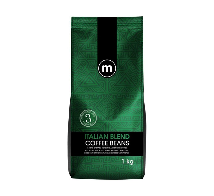 M Coffee Bean Blend Italian (1kg) | Makro
