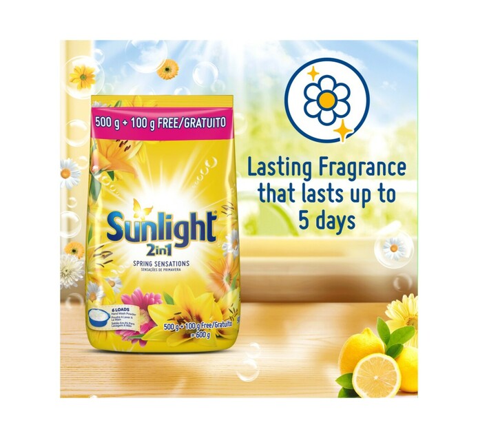 Sunlight Hand Washing Powder + 100g Free (36 x 500g) | Makro