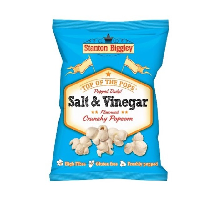 STANTON BIGGLEY POPCORN 50G,SALT&VINEGAR | Small Bag Popcorn | Chips ...