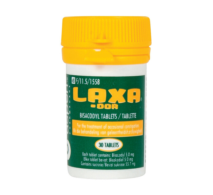 Laxador Bisacodyl Tablets (12 x 30's) | Makro