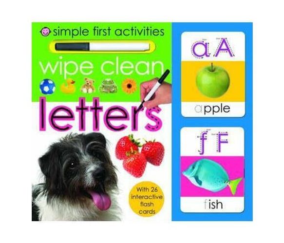 Wipe Clean Letters : Simple First Activities (Board book) | ELT Course ...
