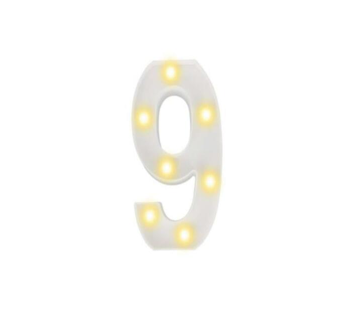 LED Number Lights – 9 | Makro