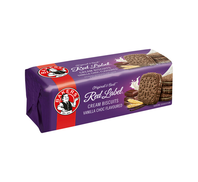 Bakers Red Label Biscuits Vanilla Creams (12 x 200g) | Makro