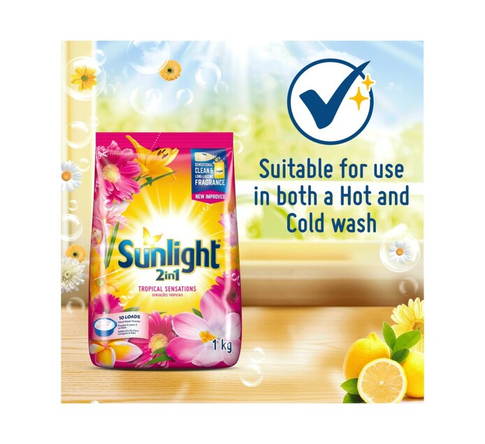 Sunlight Hand Washing Powder (9 x 1kg) | Makro