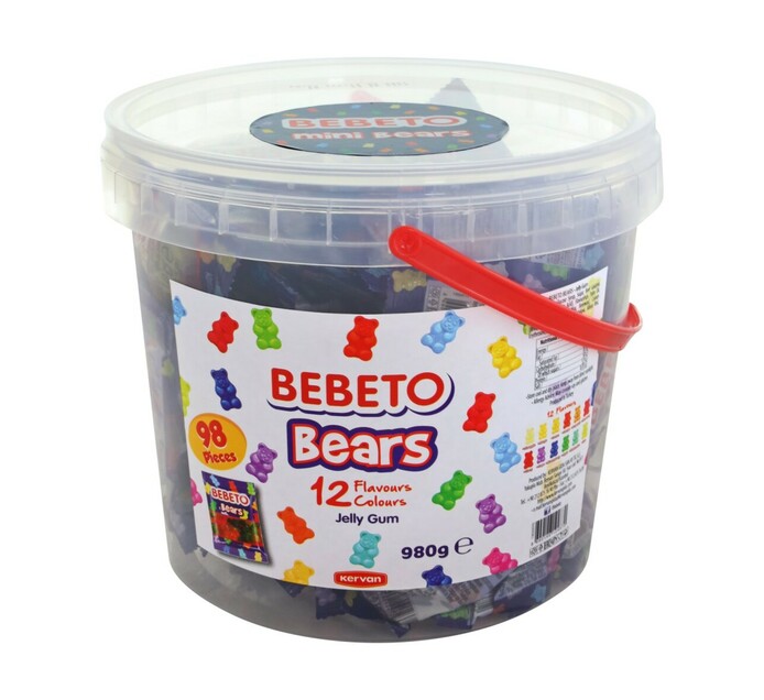 Bebeto Jellies Mini Bears (980g) | Gums & Jelly | Jelly Sweets | Sweets ...