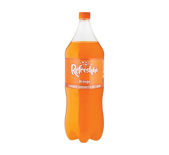 Refreshhh Cold Drink Orange (1 x 2lt) | Non Return CSD PET | 2L Non ...