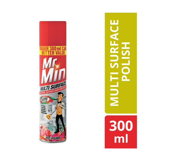 MR MIN M/SURFACE POLISH 300ML,POT POURRI | Makro