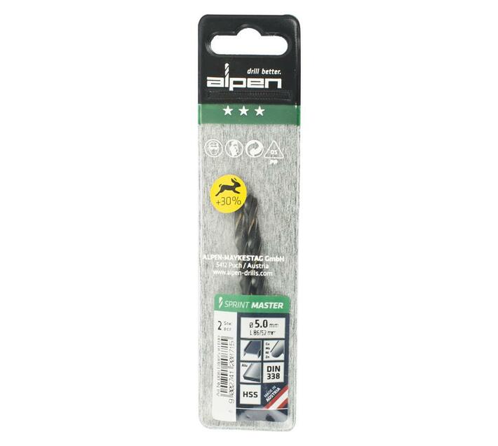Alpen Sprint Master Din 338 5.0mm 2/Pack | Makro