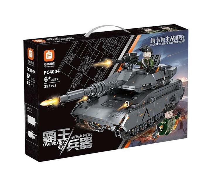 Forange Block - 393 Piece Overlord Military Tank - DIY Building Blocks ...