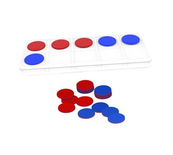 Ten Frame Set with Counters - 1 tray, 10 Counters | Makro