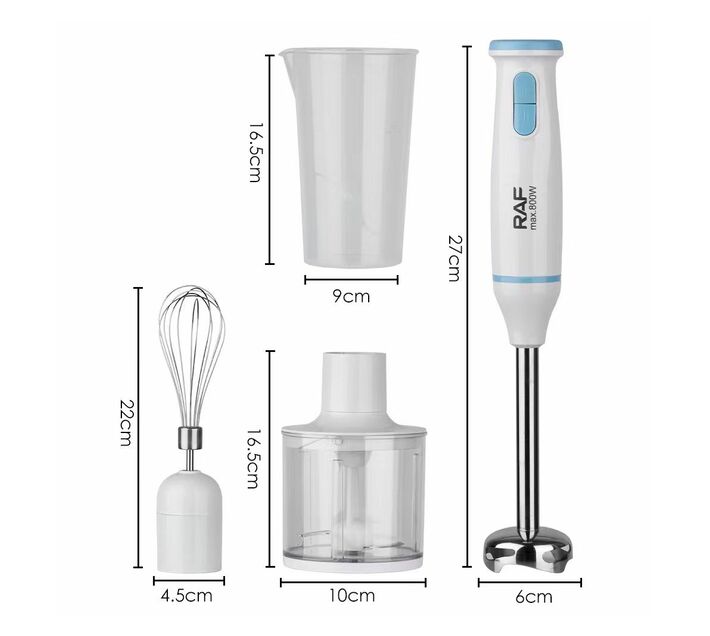 RAF 800W Stick Blender Set - White | Makro