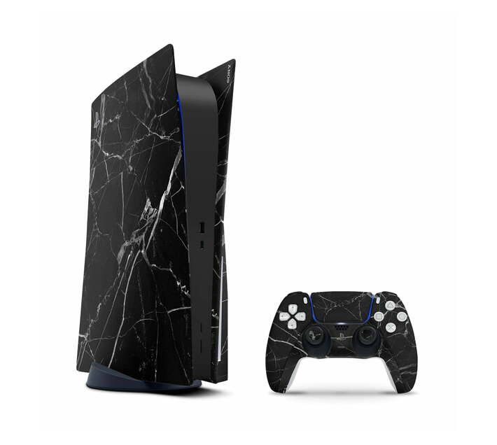 SkinNit Decal Skin For PS5: Black Marble | Makro