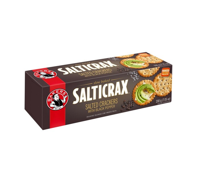 Bakers Salticrax Crackers All Variants (12 x 200g) | Makro