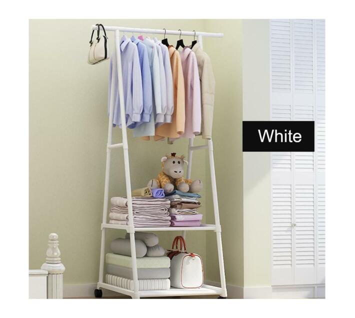 Triangle Shape 160cm High Cloth Shoe Storage Rack and Bags Hanger | Makro