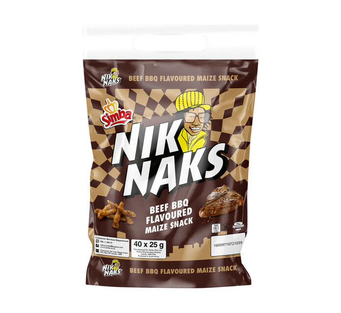 Simba Niknaks Maize Snack (All Variants) (40 x 25g) | Makro