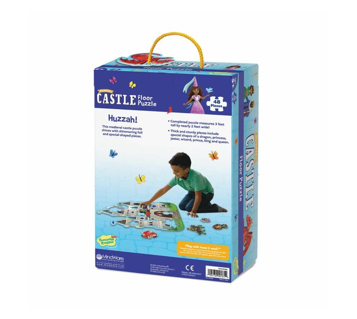 Shaped Floor Puzzle - Castle | Makro