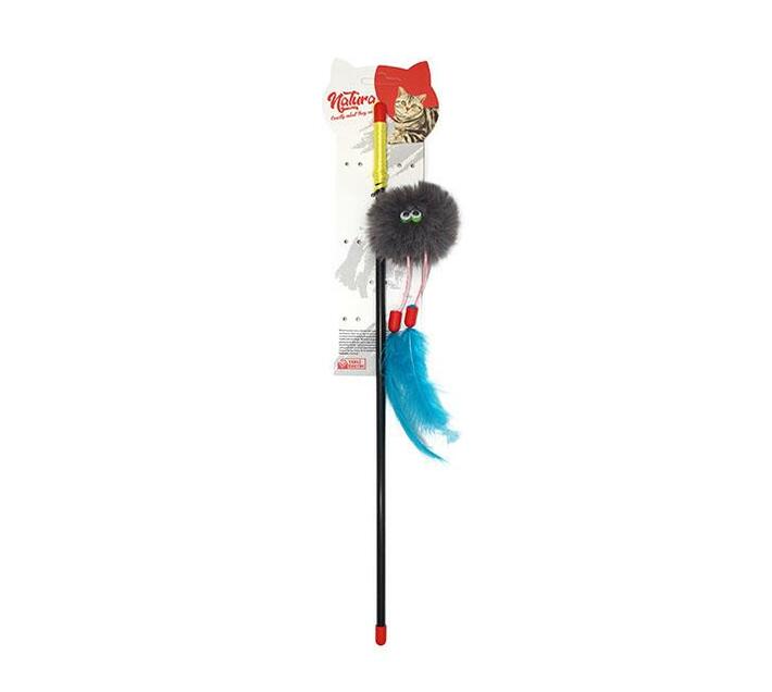 Natura Plush Monster Cat Fishing Rod Toy | Makro
