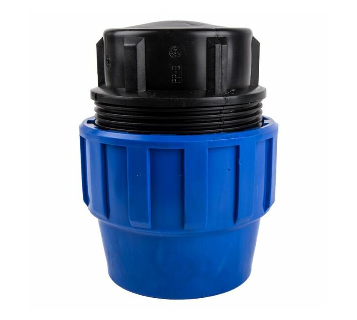 Plast Endcap Compression 90mm | Makro