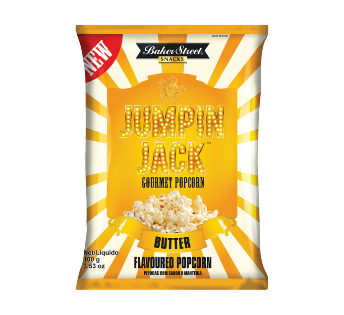 Willards Jumpin Jack Popcorn Butter (1 x 100g) | Large Bag Popcorn ...