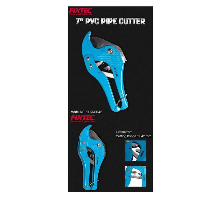 FIXTEC Industrial 7" 180mm 3-32mm PVC Pipe Cutter | Makro